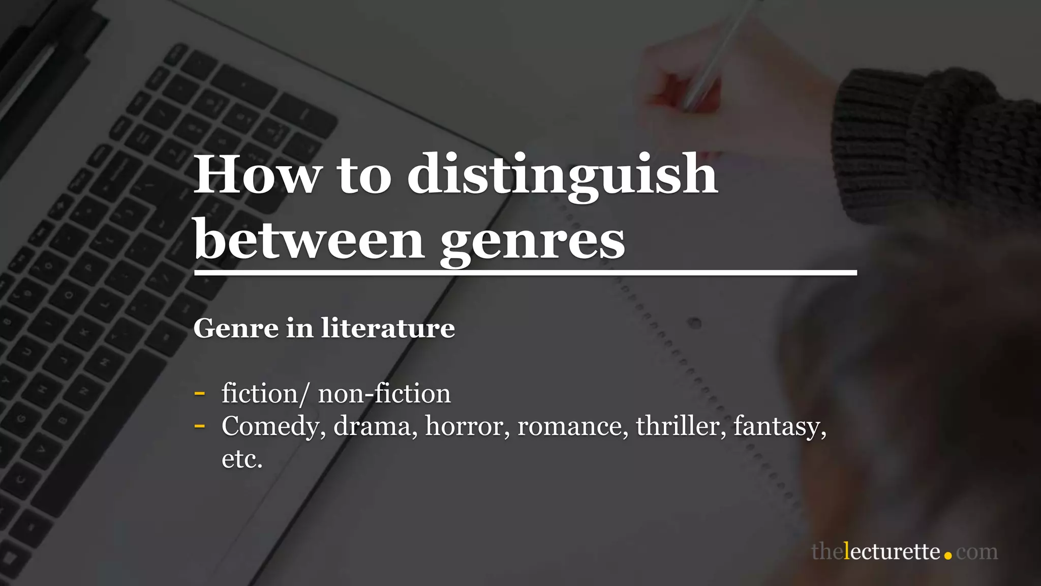 Genres of writing | PPTX