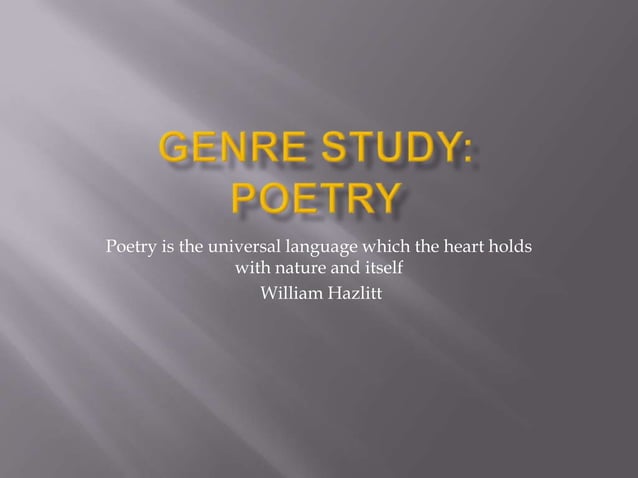 Genre study | PPT
