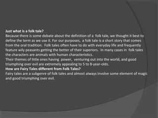 Genre study fairy tales | PPT