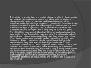 Genre study fairy tales | PPT