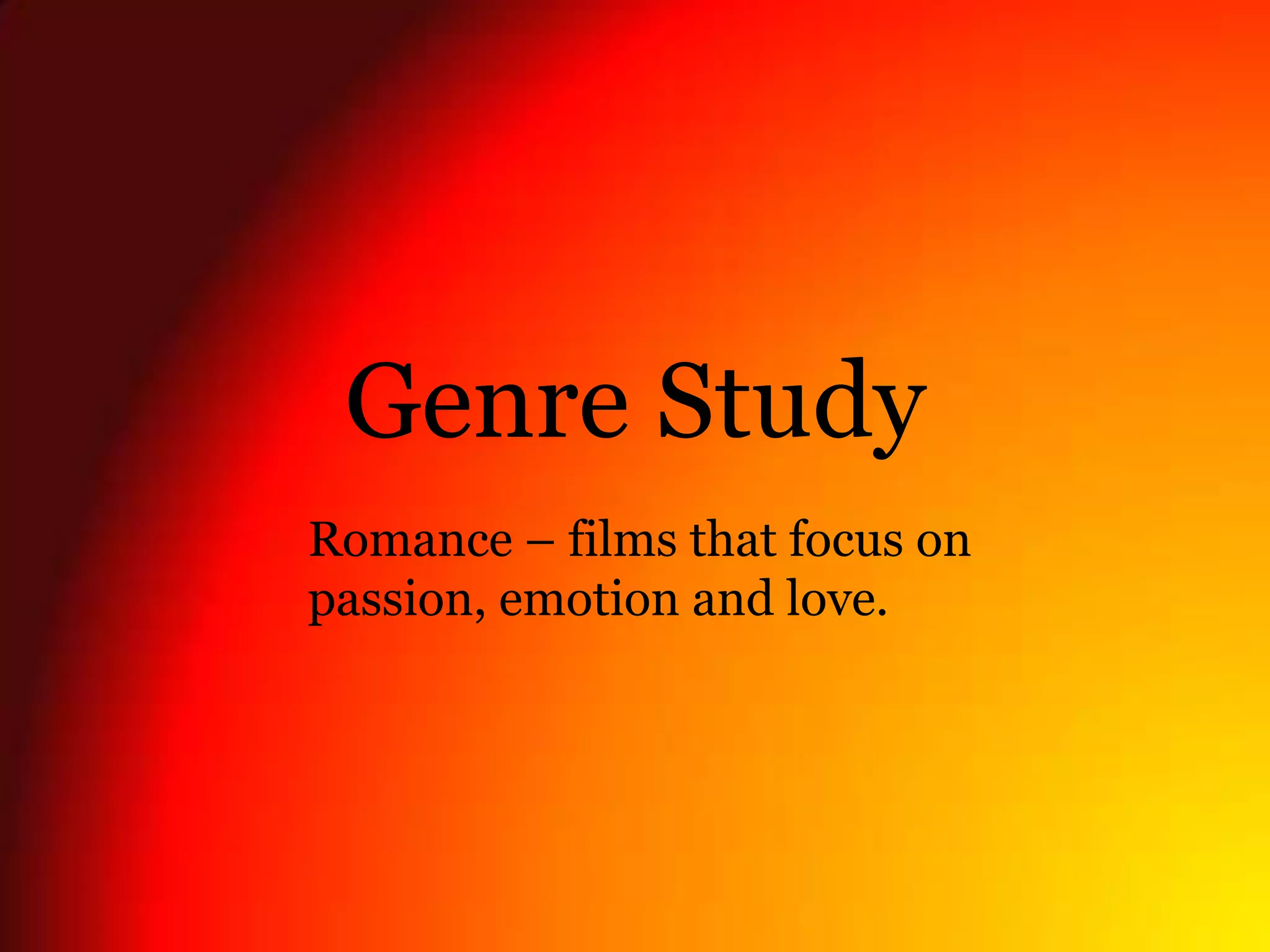 Genre Study | PPTX
