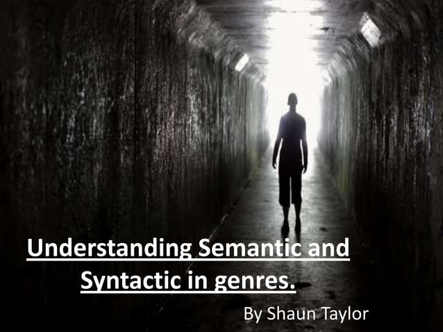 Semantic and Syntactic | PPTX