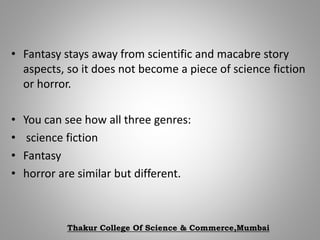 Genres & Types Part B | PPT