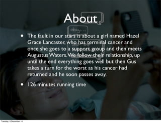 The fault in our stars | PPT