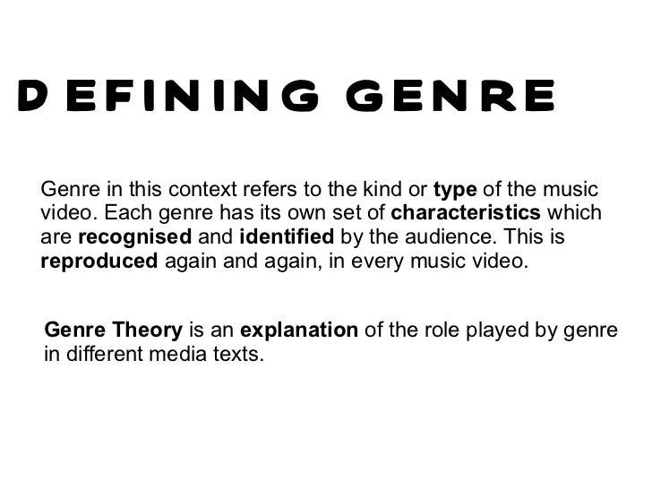 Genre theory