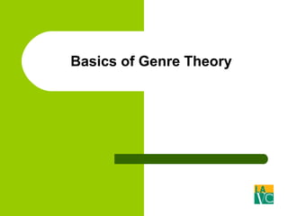 Genre theory | PPT