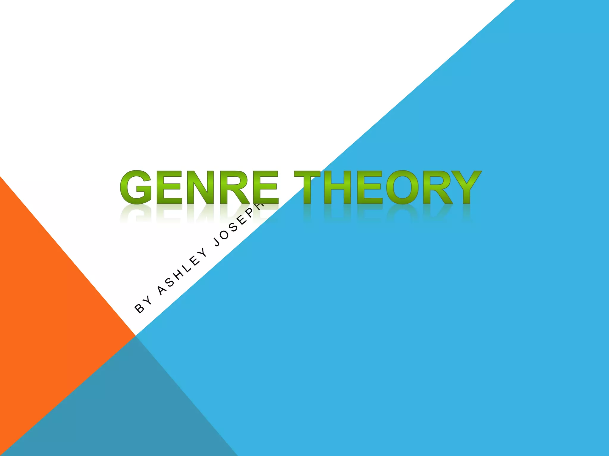 Genre Theory | PPT