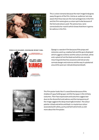 Genre theory1 2 | DOCX | Movies | Entertainment