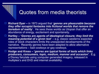 Genre theory quotes | PPT