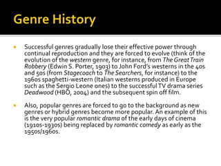 Genre theory Steve Neale | PPTX