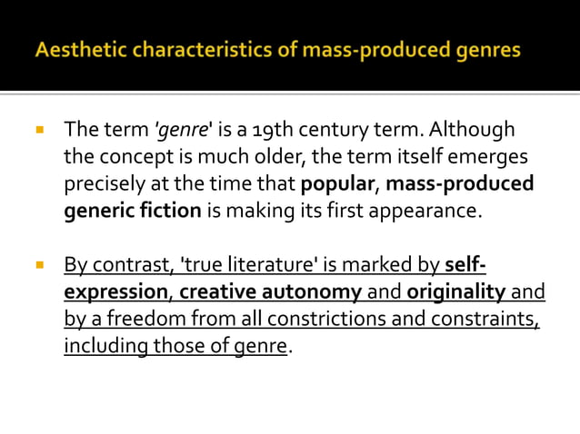 Genre theory Steve Neale | PPTX