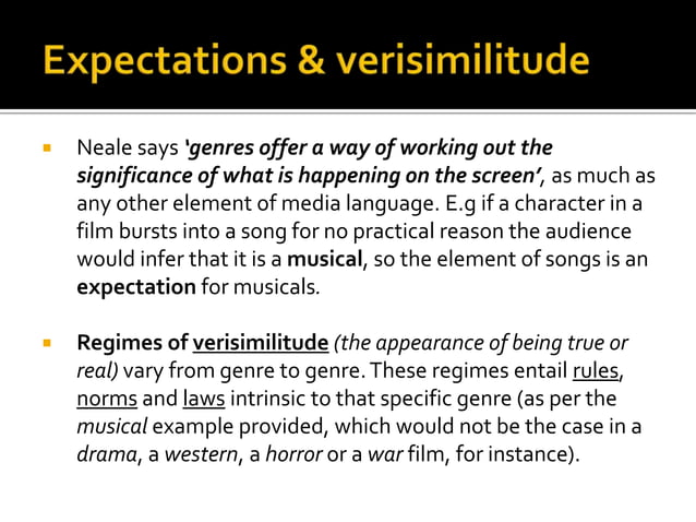 Genre theory Steve Neale | PPTX