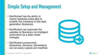 GenRocket Feature List | PDF