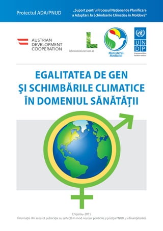 Egalitatea de gen şi schimbările climatice în domeniul sănătăţii | PDF