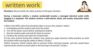 General Science-Lesson 12 Safety practices | PPTX