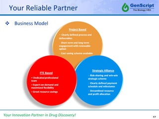 Genscript overview 030110[1] | PPT