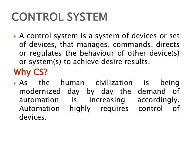 CONTROL SYSTEMS IN AUTOMOBILES