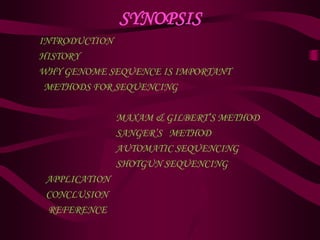 Gen sequencing strategies by kk sahu | PPT