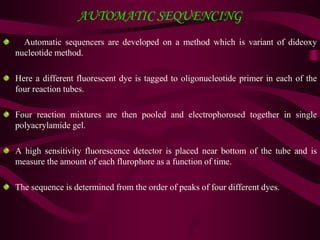 Gen sequencing strategies by kk sahu | PPT