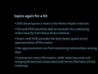 An Introduction to gensim: "Topic Modelling for Humans" | PPTX
