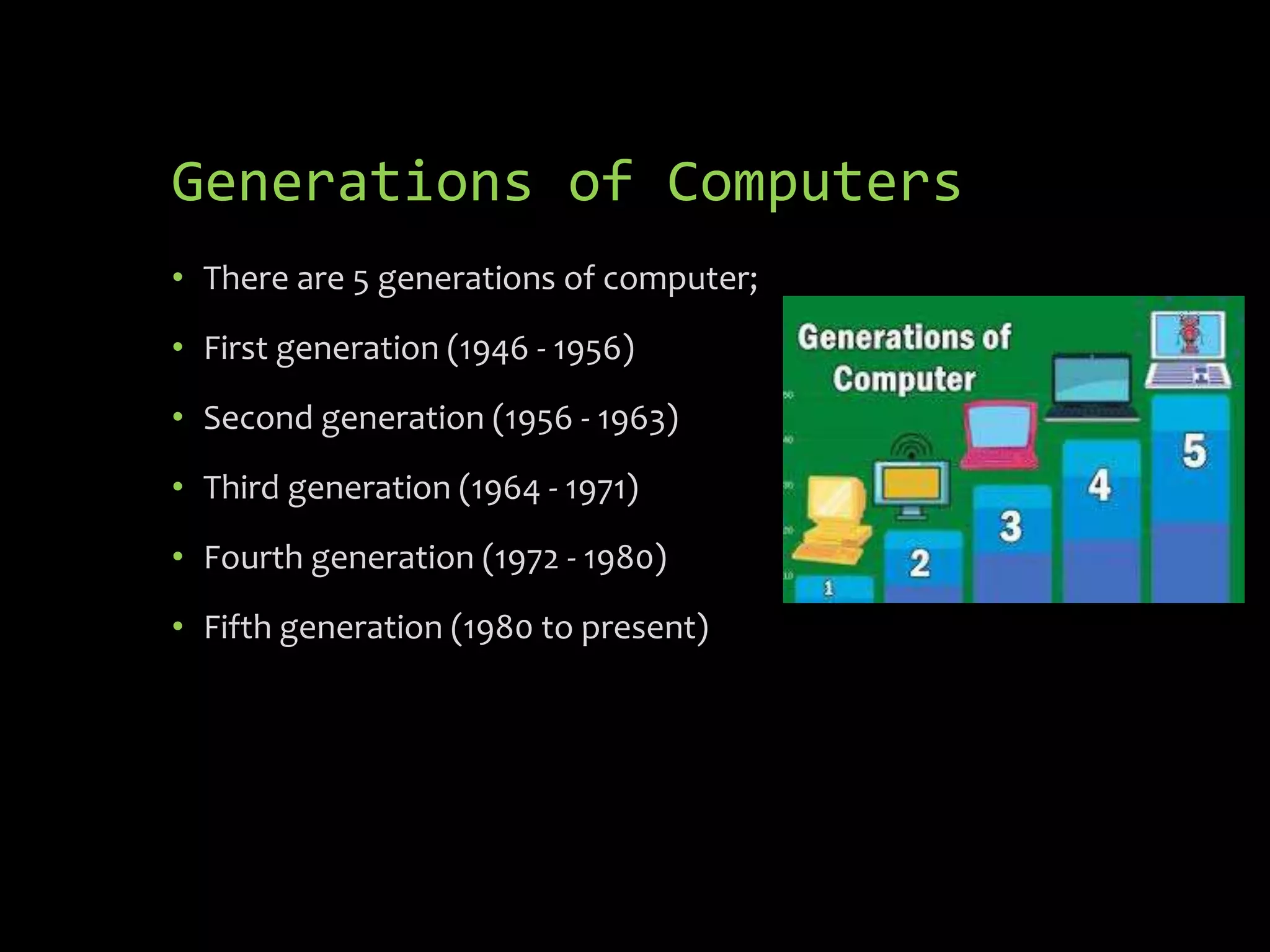 Generations of computers | PPTX