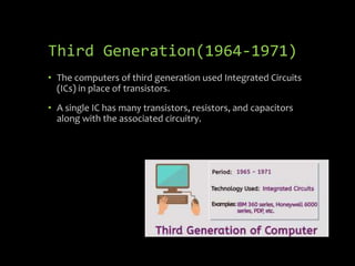 Generations of computers | PPTX