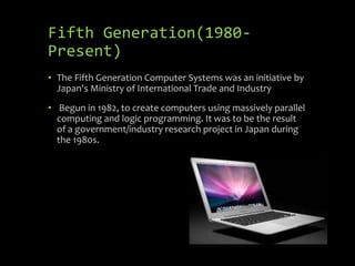 Generations of computers | PPTX