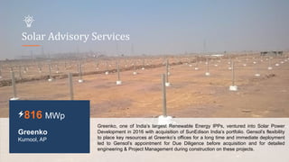 Gensol Group Profile - Solar Advisory, Solar Rooftop EPC, Solar O&M (13 ...
