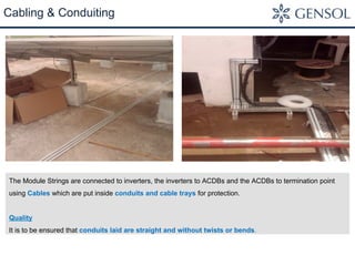 Gensol Rooftop EPC - Steps & Quality Management | PDF | Civil ...