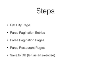 Web Scraping with GenStage | PPT