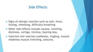 Gentamicin, drug for treatment of early on set sepsis | PPTX