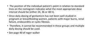 Gentamicin tdm | PPTX