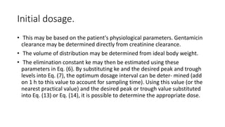 Gentamicin tdm | PPTX