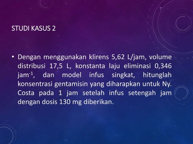 Farmakokinetika Aminoglikosida | PPTX