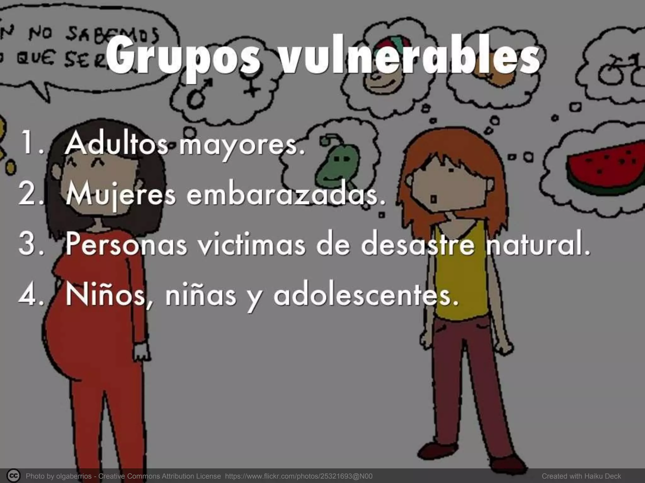 Gente vulnerable del Ecuador | PPTX