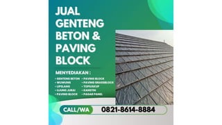 Keunggulan Genteng Beton Flat Garis Berkualitas dalam Desain Atap Rumah ...
