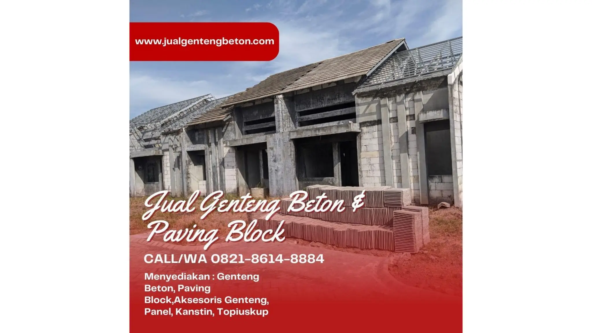 Genteng Beton Flat Minimalis Berkualitas, Solusi Atap Modern untuk ...