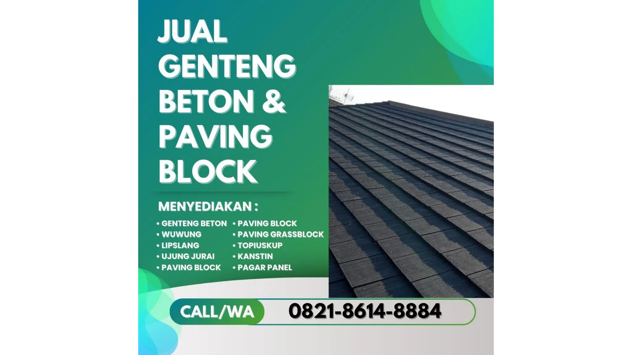 Genteng Beton Flat, Solusi Atap Modern Siap Kirim Ke Lumajang.pdf