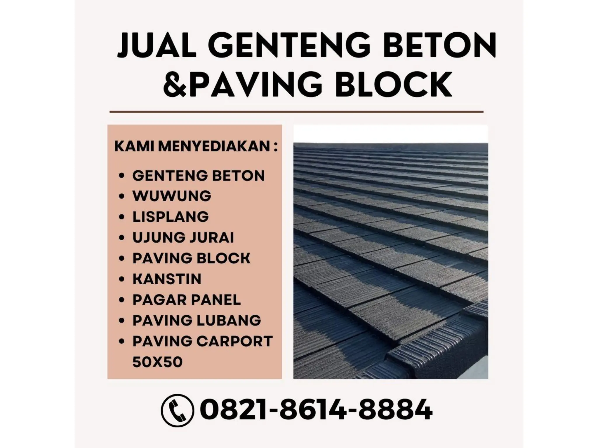 Genteng Beton Kuat Terdekat Di Batu | PPT