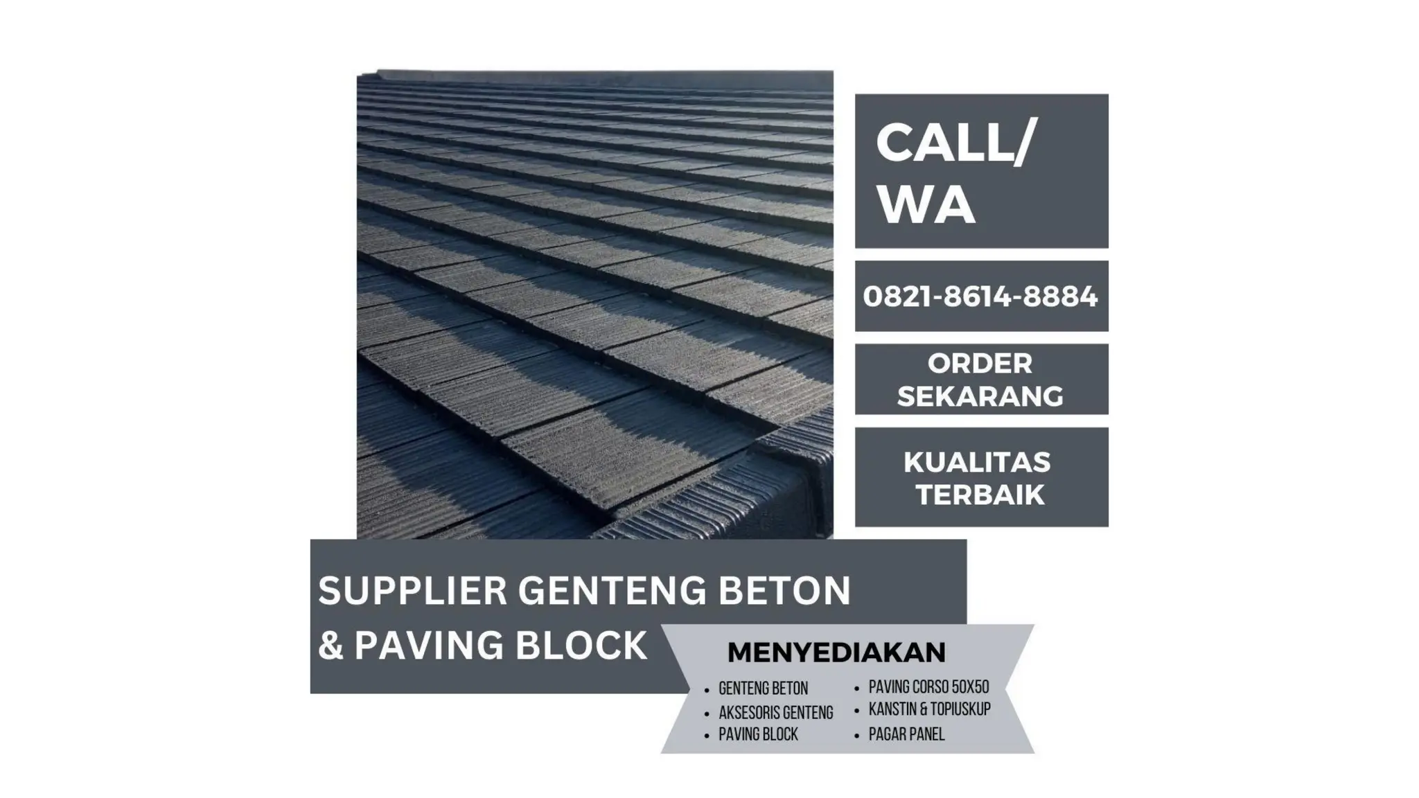 Genteng Beton Solusi Tepat untuk Atap yang Kuat dan Elegan, Supplier ...