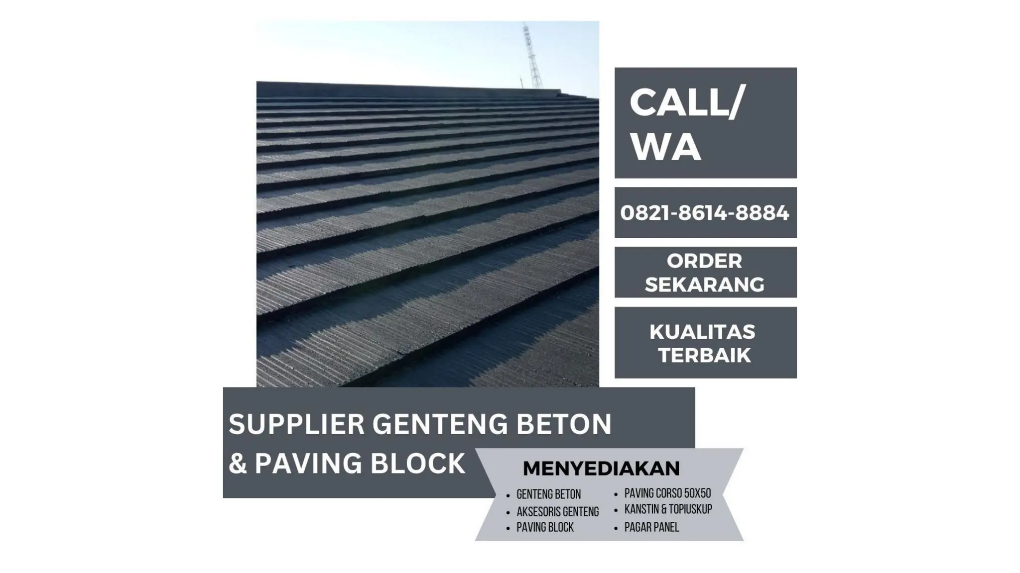 Genteng Beton Solusi Tepat untuk Atap yang Kuat dan Elegan, Supplier ...