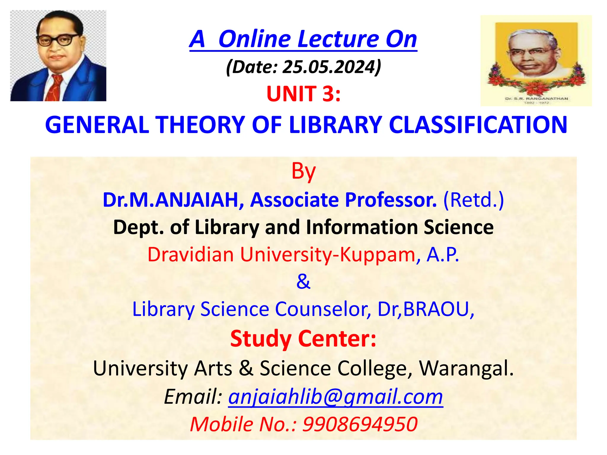 GENARAL THEORY OF LIB CLASSIFICATION.ppt