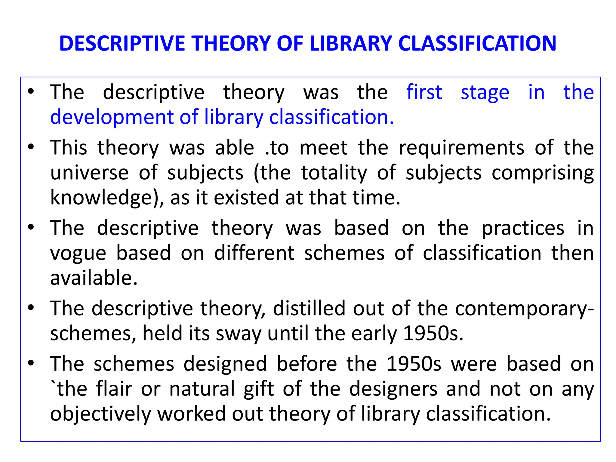 GENARAL THEORY OF LIB CLASSIFICATION.ppt