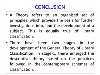 GENARAL THEORY OF LIB CLASSIFICATION.ppt