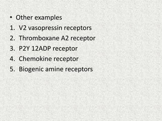 Genetic variation in G protein coupled receptors | PPTX