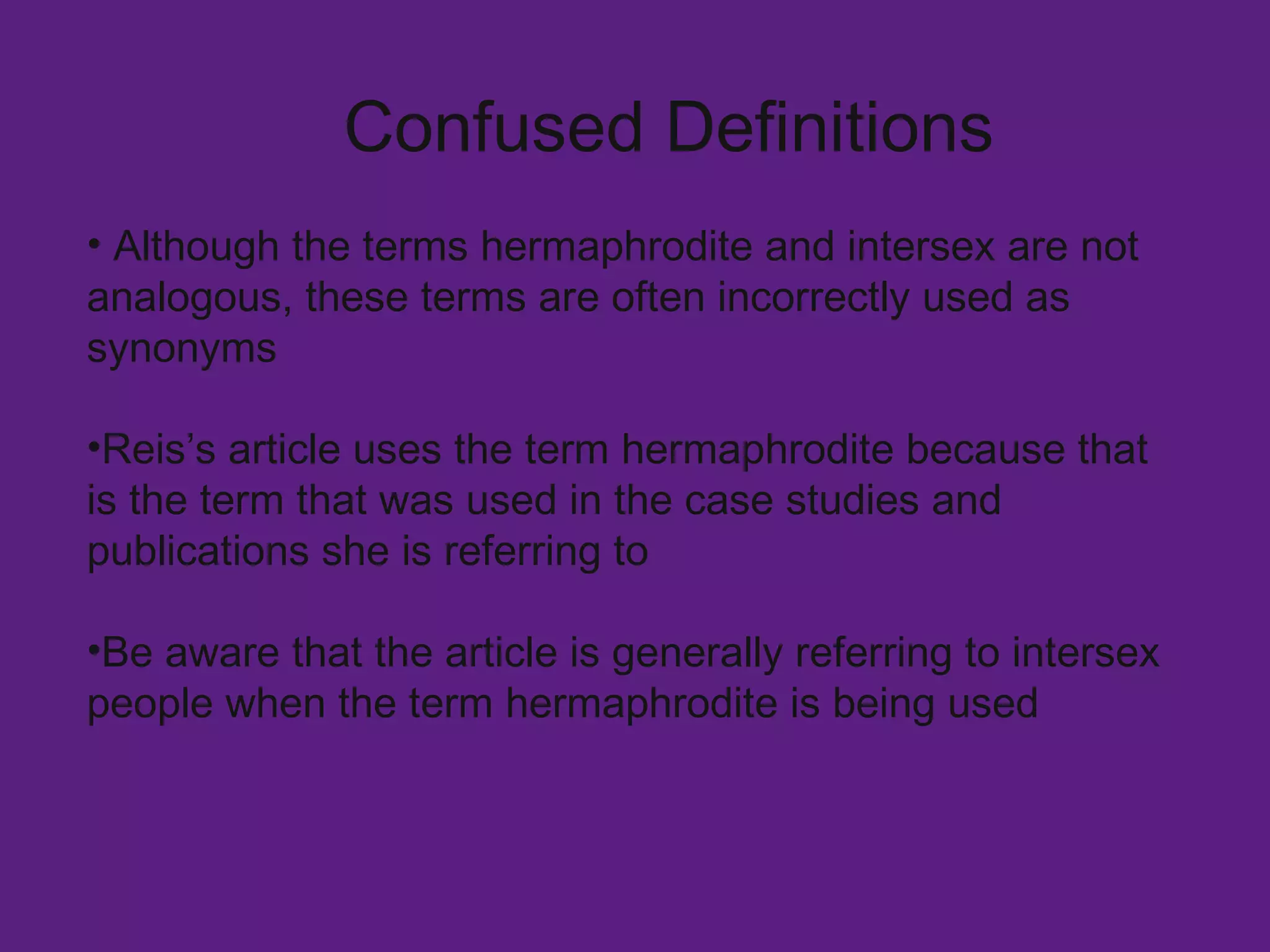 Gentile-hermaphrodites-presentation-final | PPT
