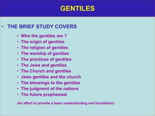 Gentiles | PPT