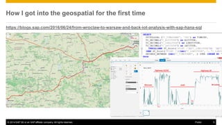 Gentle Introduction into Geospatial (using SQL in SAP HANA) | PDF