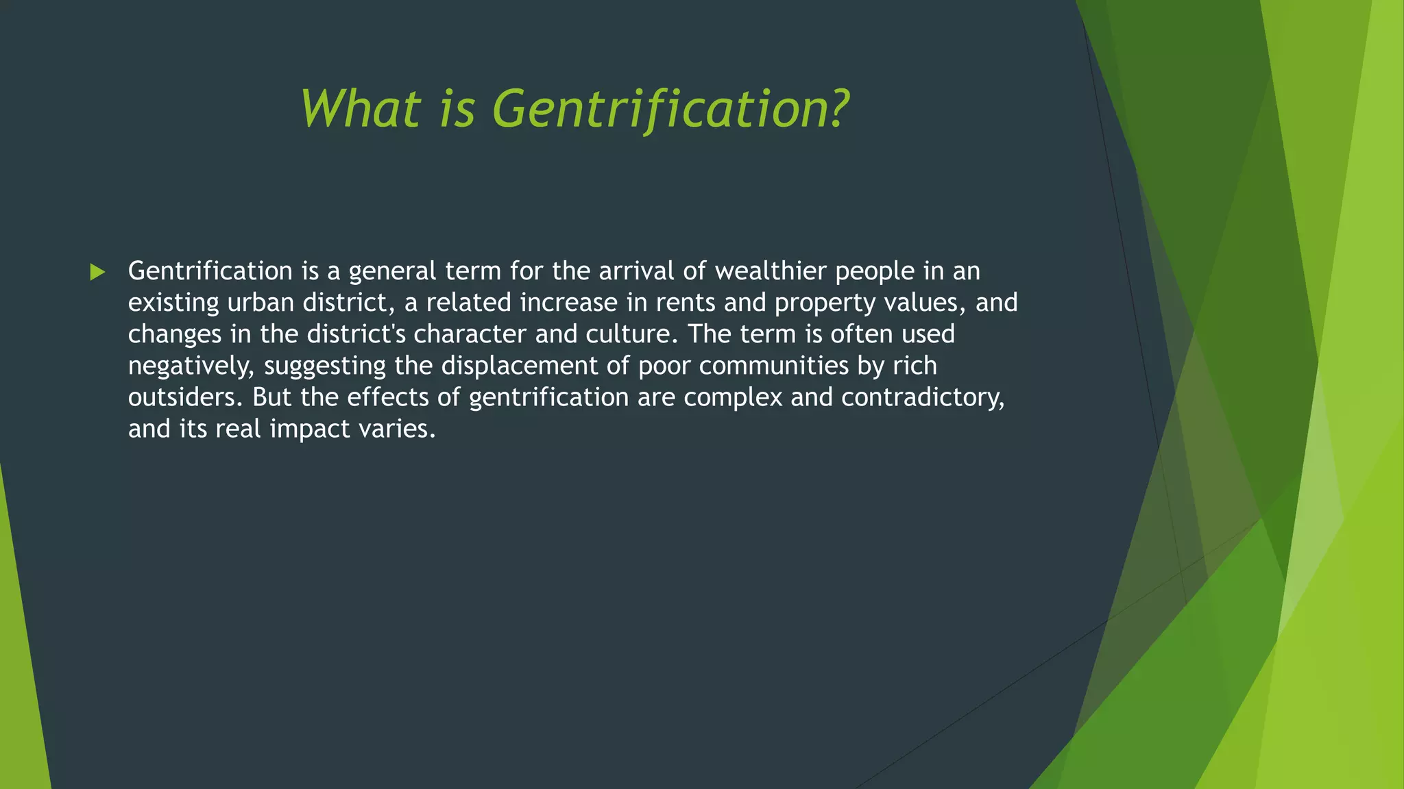 Gentrification | PPTX