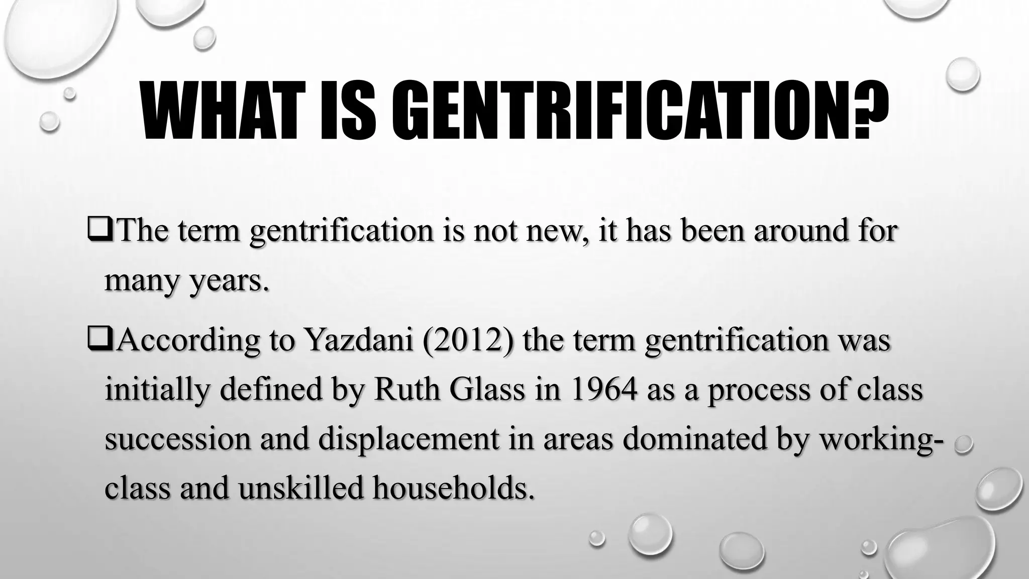 Gentrification | PPTX